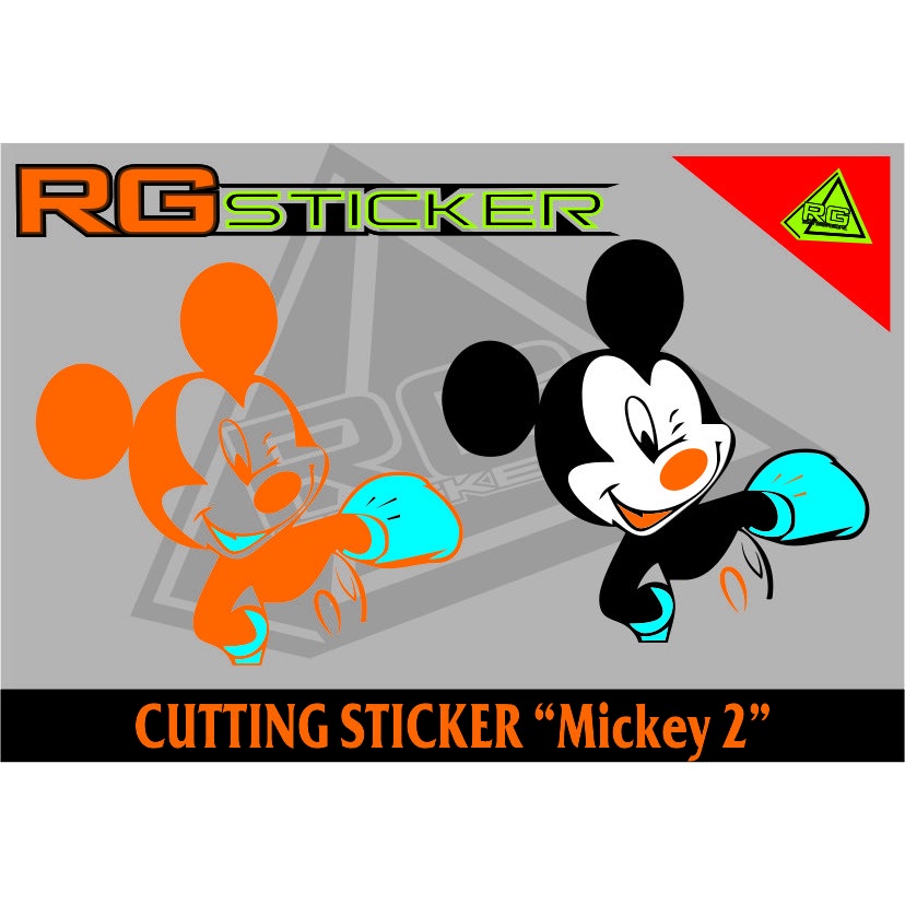 Jual cutting stiker mickey mouse ukuran tinggi 20 cm | Shopee Indonesia