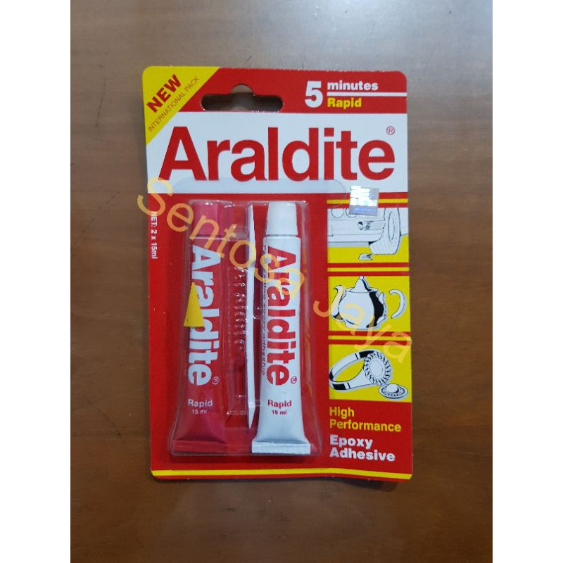 Jual Lem Araldite Merah / High Performance Epoxy Adhesive Rapid ...