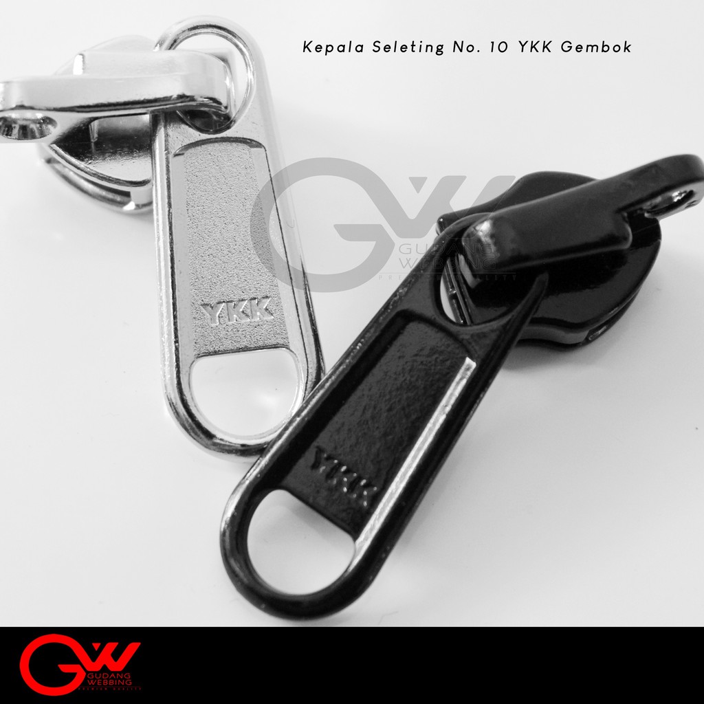 Jual ( ECERAN ) KEPALA YKK GEMBOK NO 10| COIL HEAD ZIPPER | KEPALA ...