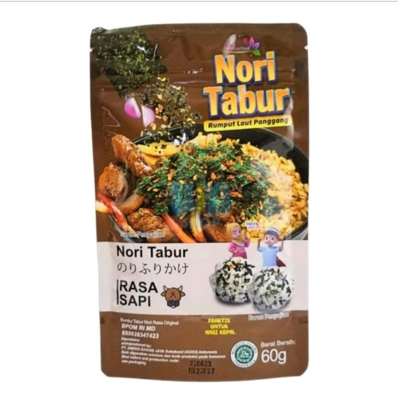 Jual NORI TABUR RUMPUT LAUT PANGGANG 60GR - JAVA SUPER FOOD KOREAN FOOD ...