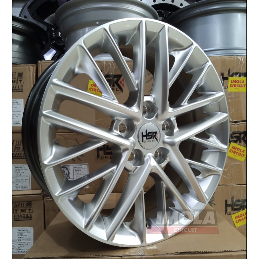 Jual Velg standar racing murah ring 17 HSR wheel baut 5x114,3 Hyper ...