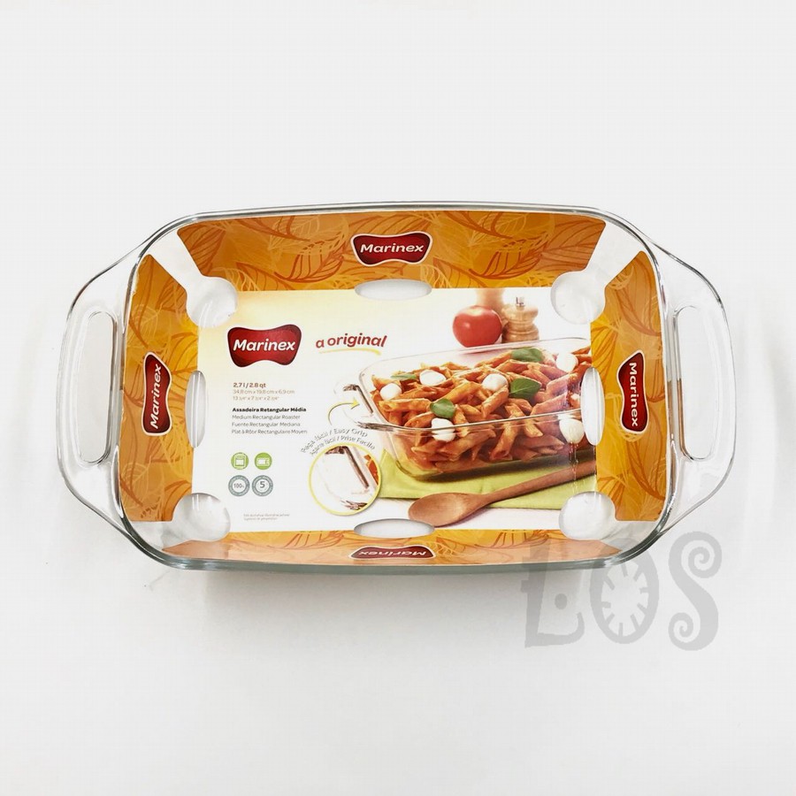 Jual Loyang kaca Marinex Segi Panjang 2.7 lt 6535 (00143.02502) | Shopee Indonesia