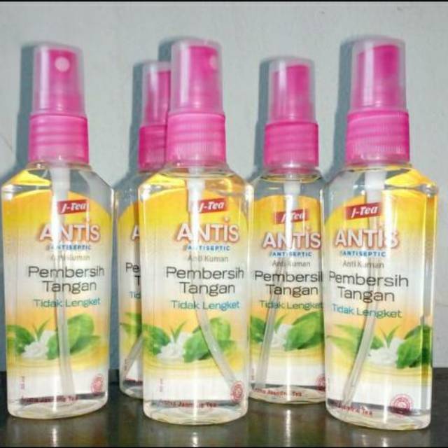 Jual Antis Hand Sanitizer Spray/Pencuci Tangan Antiseptic Jasmine Tea ...