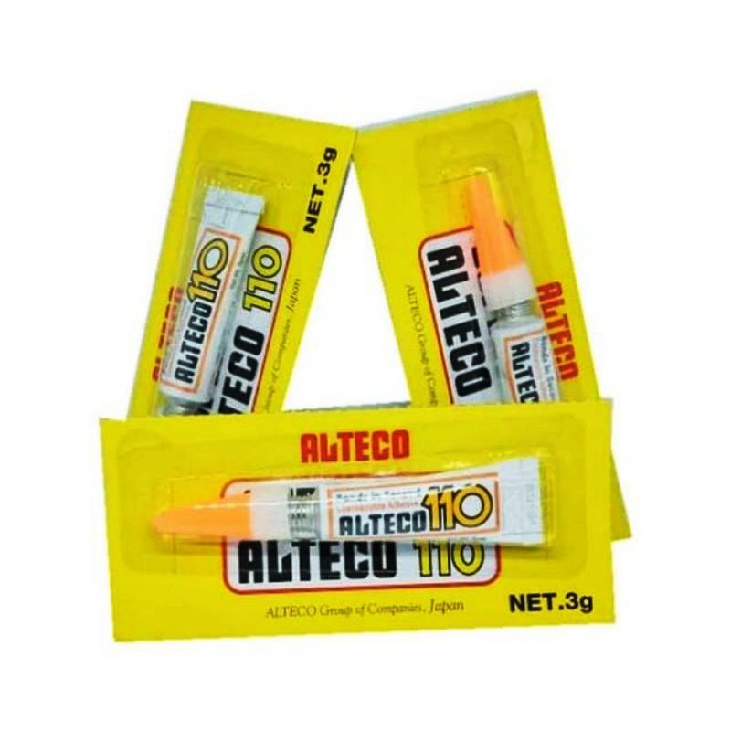 Jual lem Alteco 110 3 GR Lem Super Glue ORIGINAL | Shopee Indonesia