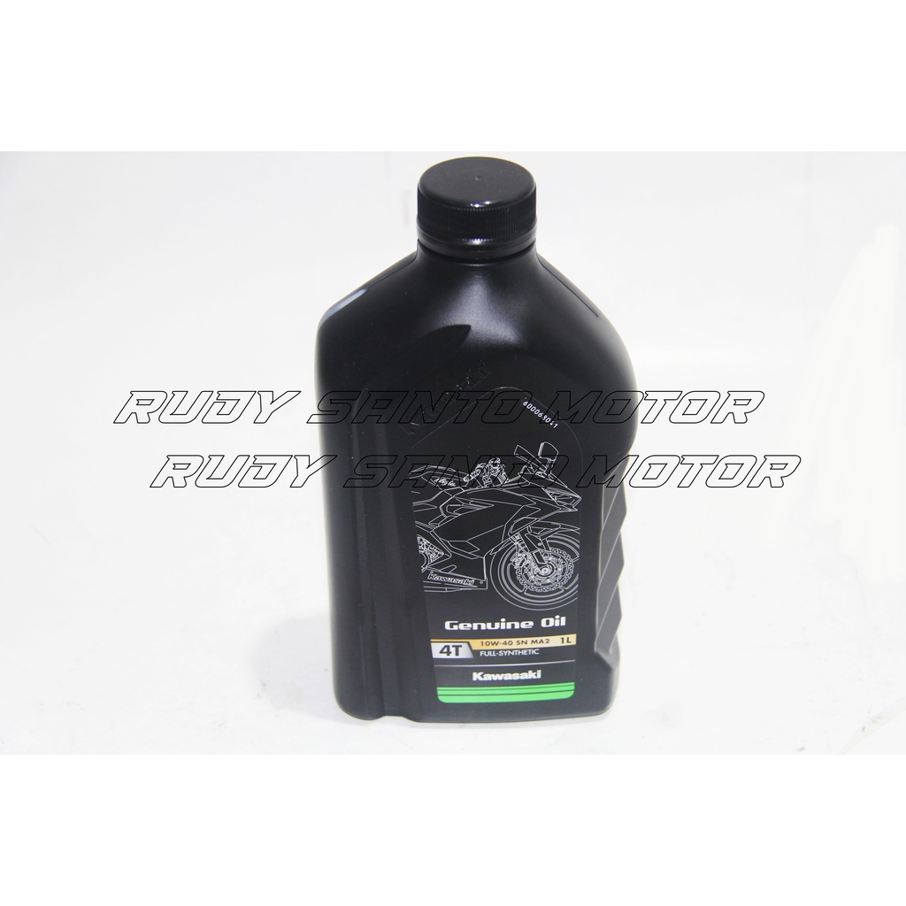 Jual Oli Hitam Kawasaki Genuine 4T 10W-40 Full Syntetic SN MA2 1L ...
