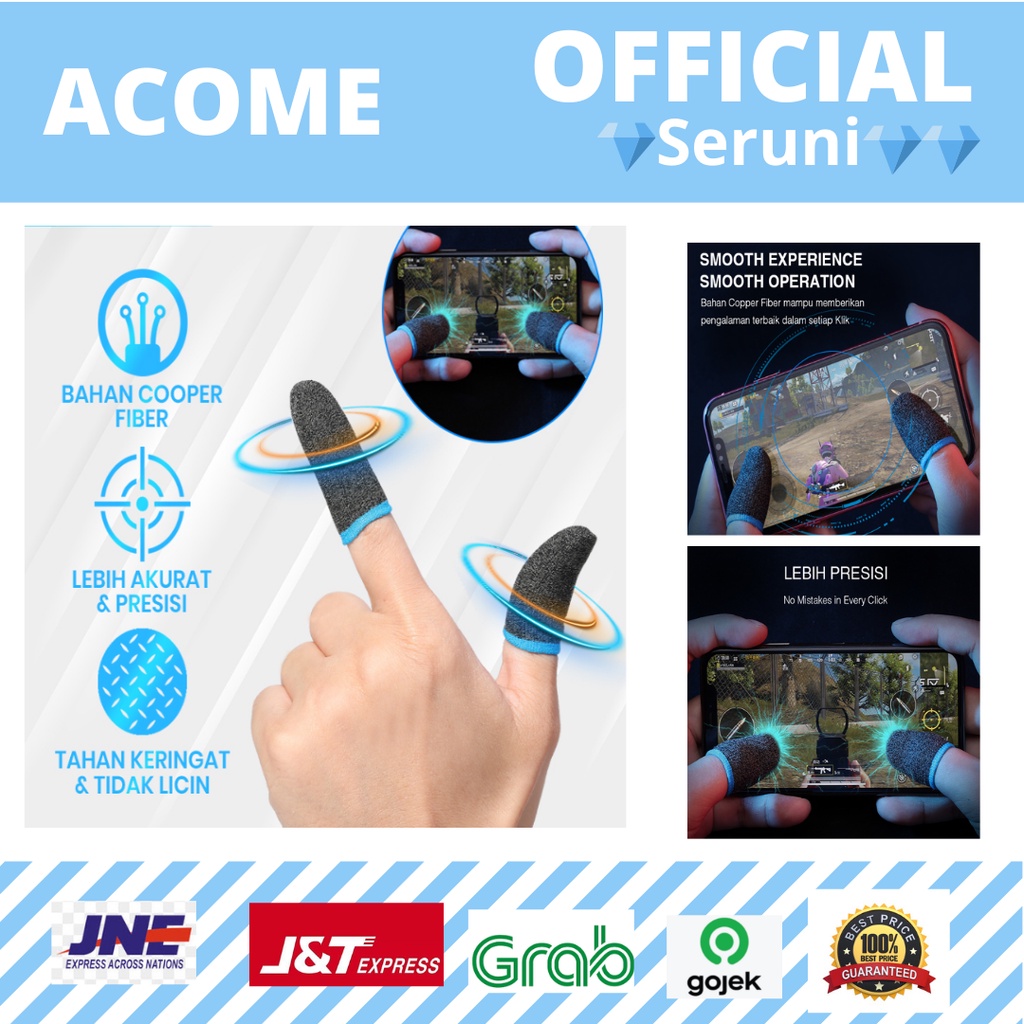 Jual ACOME AFS01 Mobile PUBG Controller TouchScreen | Shopee Indonesia