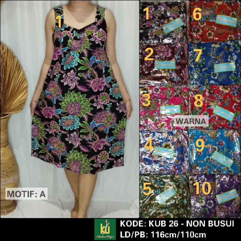 Jual Daster KU Label Biru Tanpa Lengan LD 116/110 cm | Shopee Indonesia