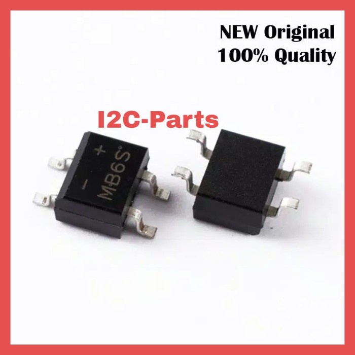 Jual MB6S Diode Bridge Rectifier 600V 0.5A SMD SOP-4 DIODA mb6s ...