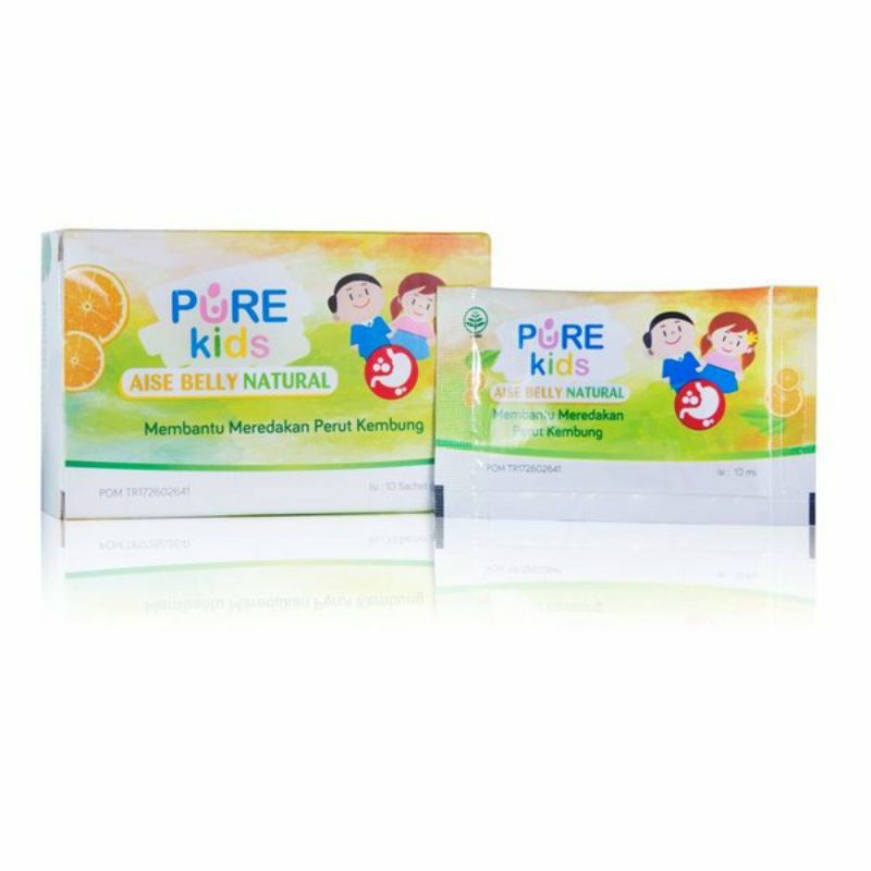 Jual Pure Kids Aise Belly Natural 1 Sachet @10 ml / Obat Perut Kembung ...