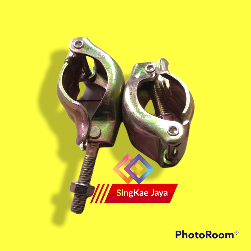 Jual Klem Scaffolding 1.5 inchi | Steger Clamp - Hidup (SWIVEL) | Shopee Indonesia