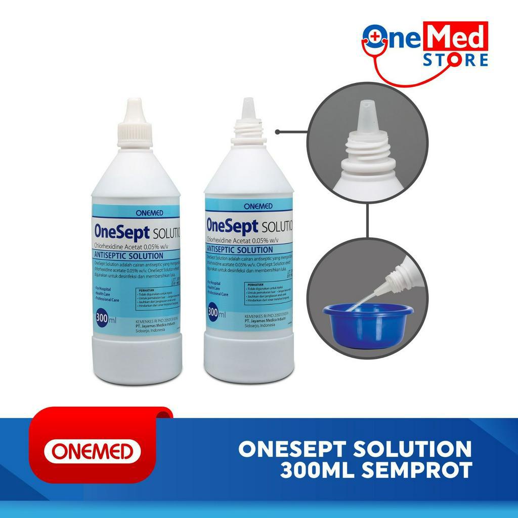 Jual One Sept Solution 300ml Semprot OneMed OP | Shopee Indonesia