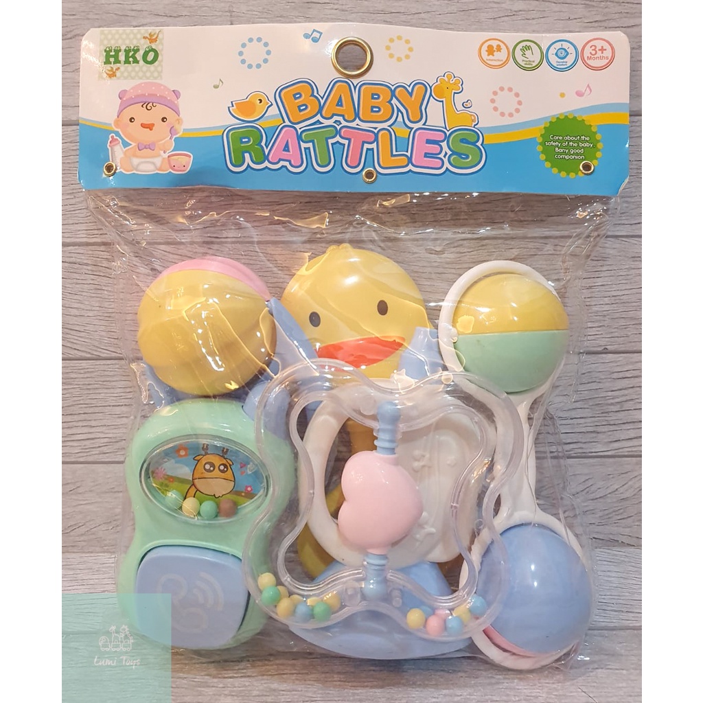 Jual MAINAN BABY PLAY SET MAINAN BAYI KERINCINGAN/MUSICAL BABY RATTLE ...