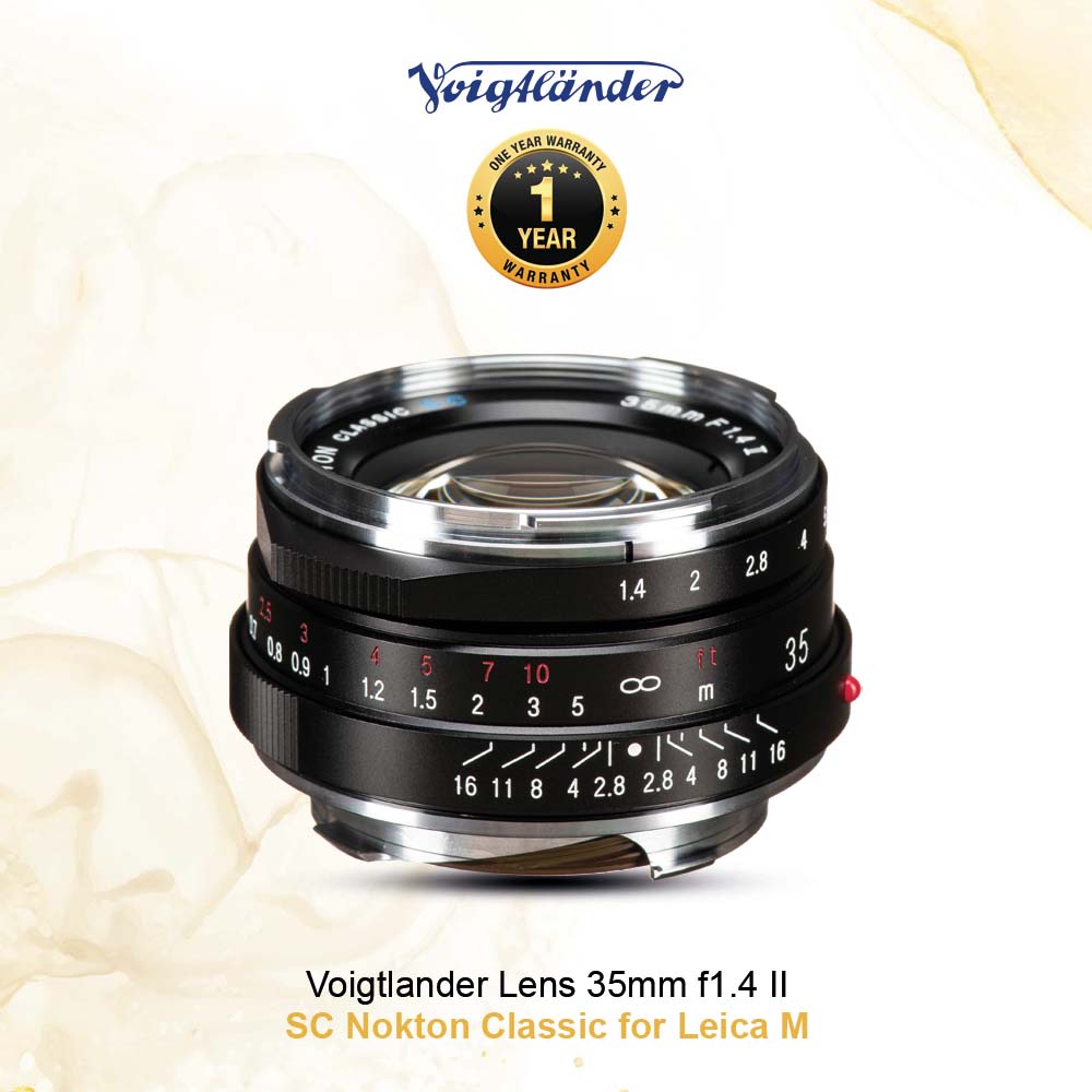 Jual Voigtlander Lens 35mm f1.4 II SC Nokton Classic for Leica M ...