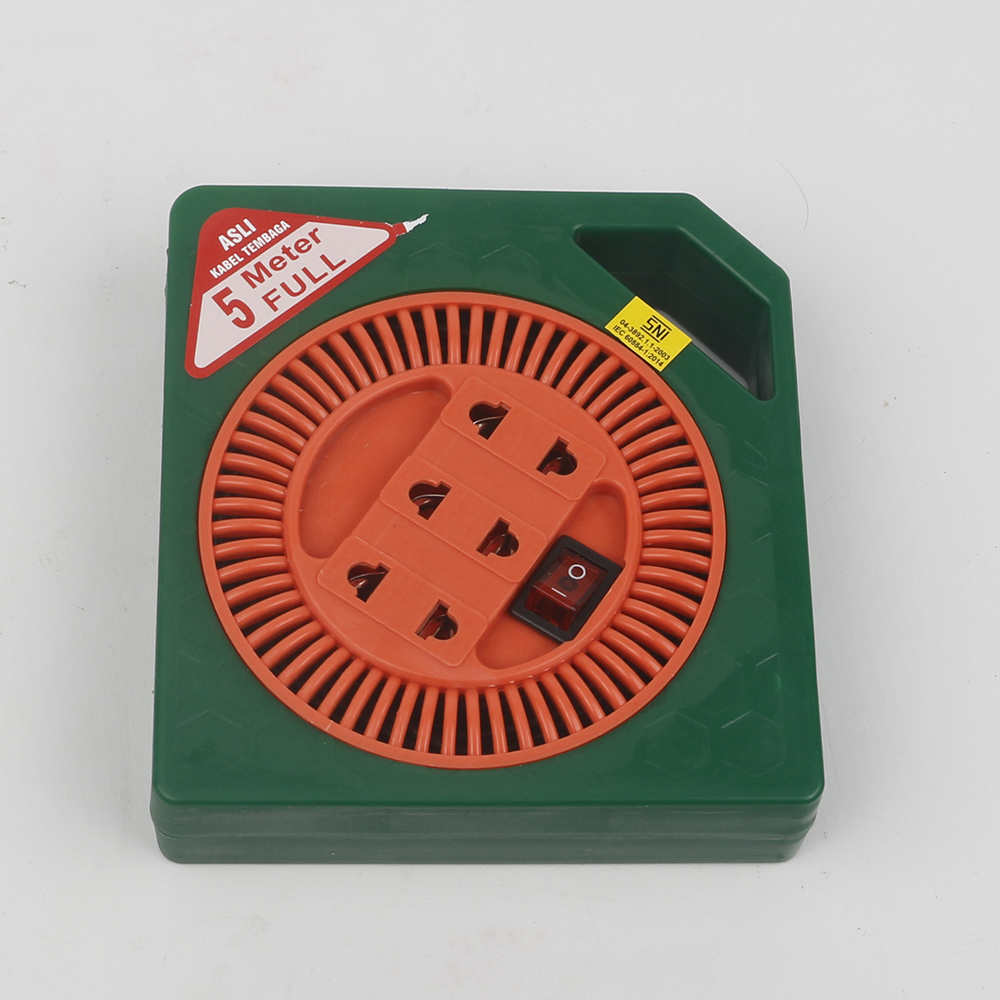 Jual KABEL ROLL KOTAK 5 METER DEXICON Standa SNI Kabel Olor Kotak ...