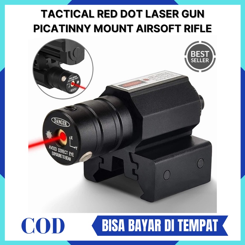 Jual LASER SENAPAN Berburu Tactical Red Dot Scope Gun Senapan Angin - Alat Survival Menembak ...