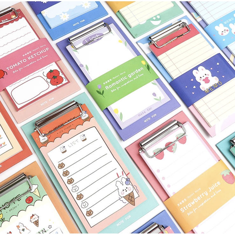 Jual Memo / Notes Papan Klip Kelinci, Kucing, dan Tulisan | Shopee ...