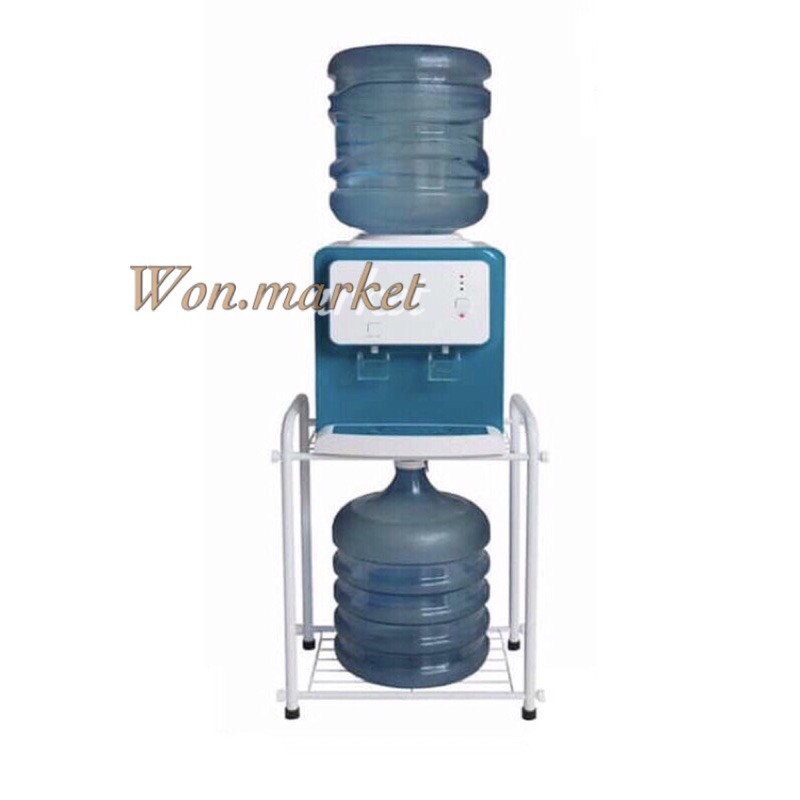 Jual Rak Galon Besi Dispenser Serbaguna 2 dan 3 Susun - putih dan hitam ...