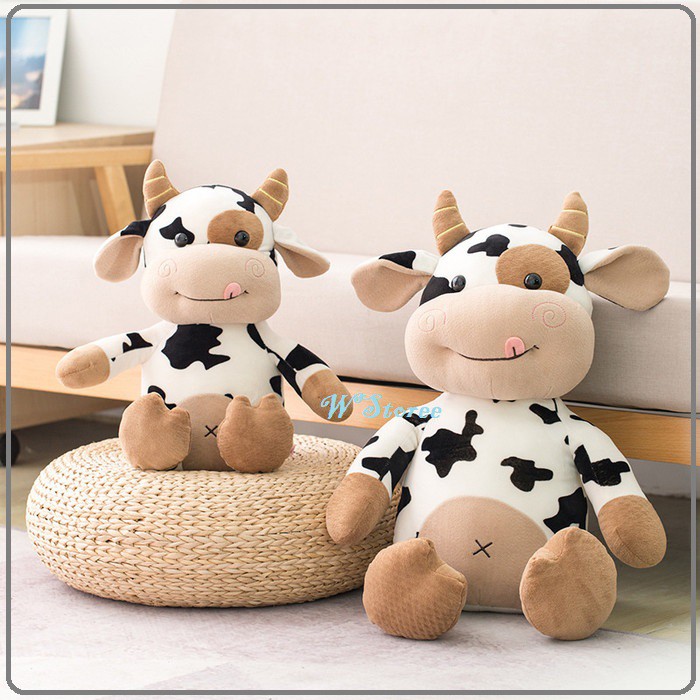 Jual WS - Boneka Sapi Imut Cute Stuffed Cow Toys | Shopee Indonesia