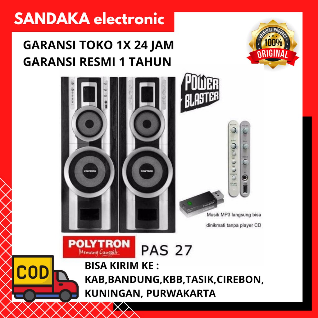 Jual SPEAKER POLYTRON PAS 27 USB NO BLUETOOTH - SPEAKER POLYTRON PAS 27 ...
