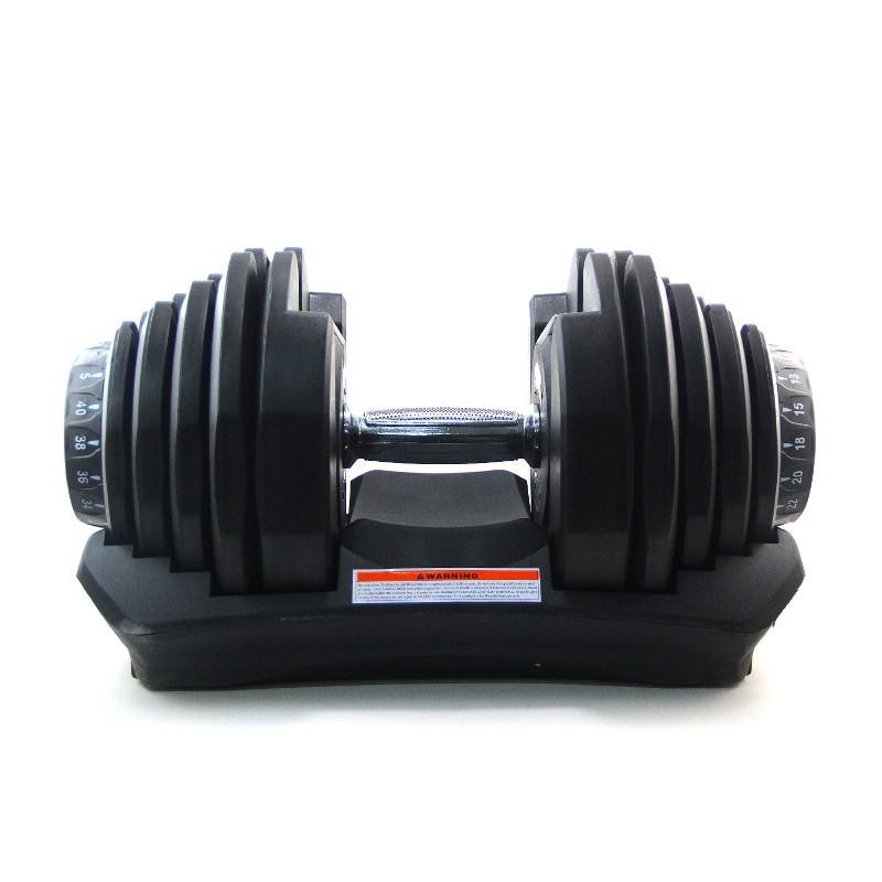 Jual BARBEL FULL SET 40 KG F202 ADJUSTABLE DUMBBELL WARNA HITAM ...