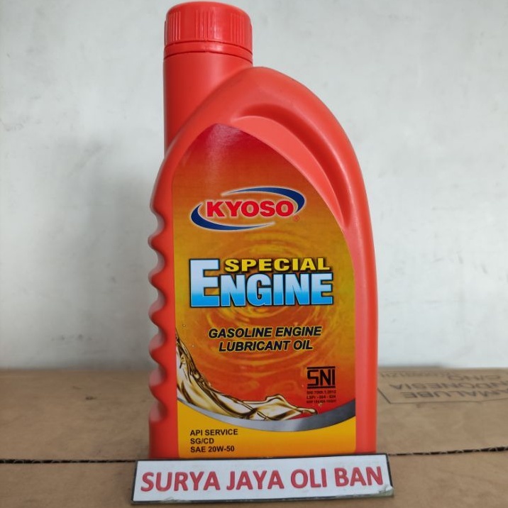 Jual Oli Mesin Motor 4T Kyoso Special Engine 20W-50 800mL | Shopee Indonesia