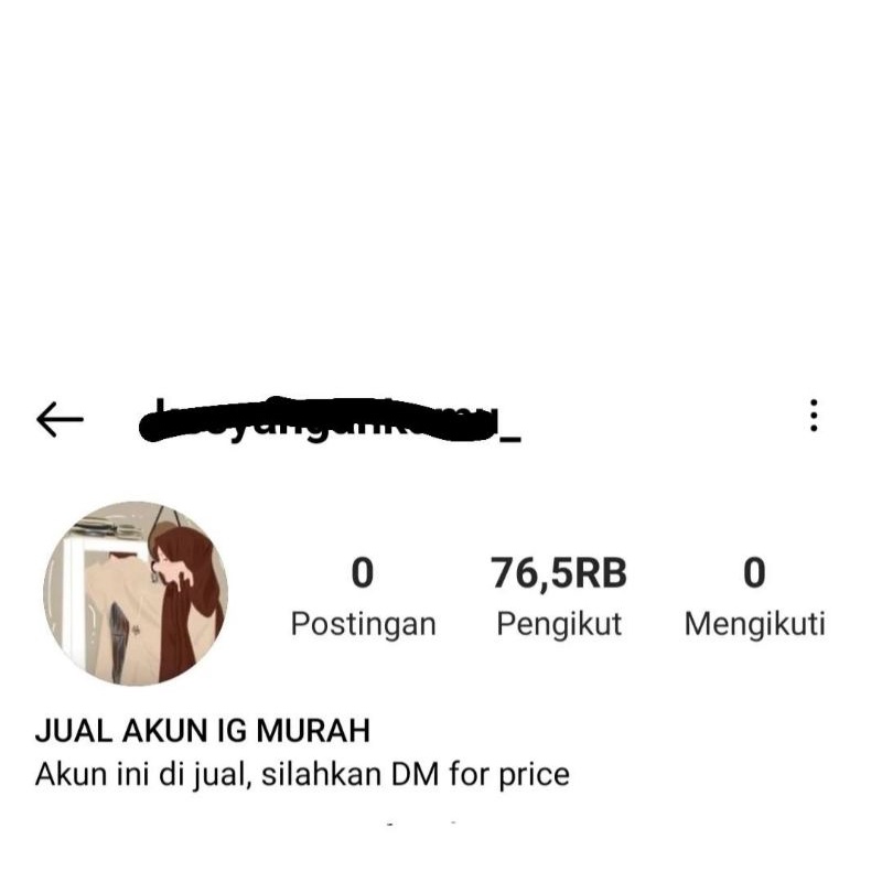 Jual Jual Akun IG 75k Followers Murah | Shopee Indonesia