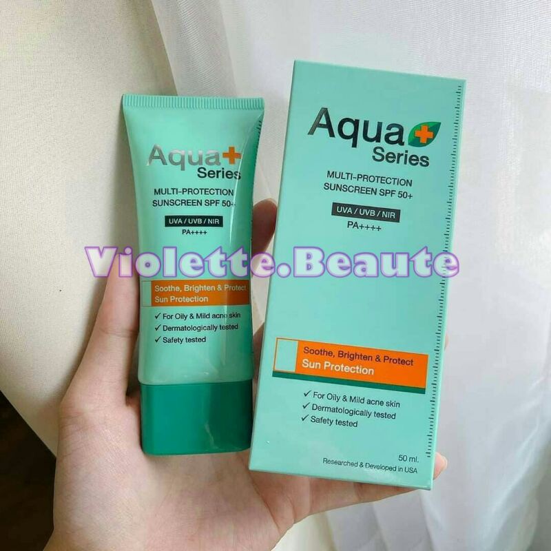 Jual AQUA+ SERIES MULTI PROTECTION SUNSCREEN SPF 50+ SKIN CARE | Shopee ...