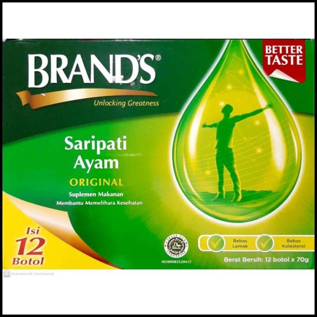Jual Brand'S Saripati Ayam Original ( 12 Botol @ 70 Gram) | Shopee ...