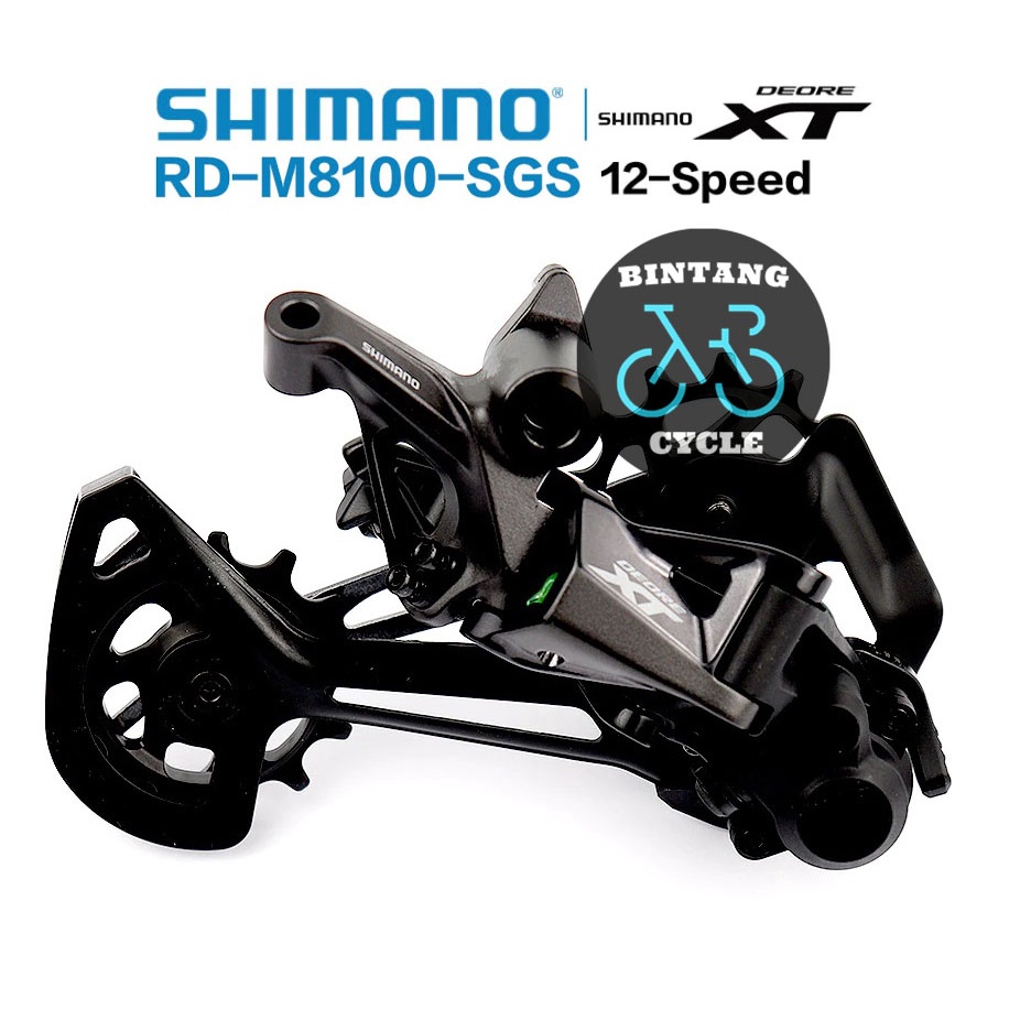 Jual RD SHIMANO DEORE XT RD-M8100-SGS-LONG Rear Derailleur 12 Speed Shadow RD | Shopee Indonesia