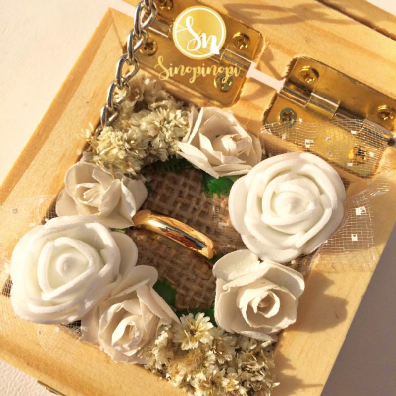 Jual RING BOX CAVAN | KOTAK CINCIN KAYU MINI | LAMARAN NIKAH WEDDING ...