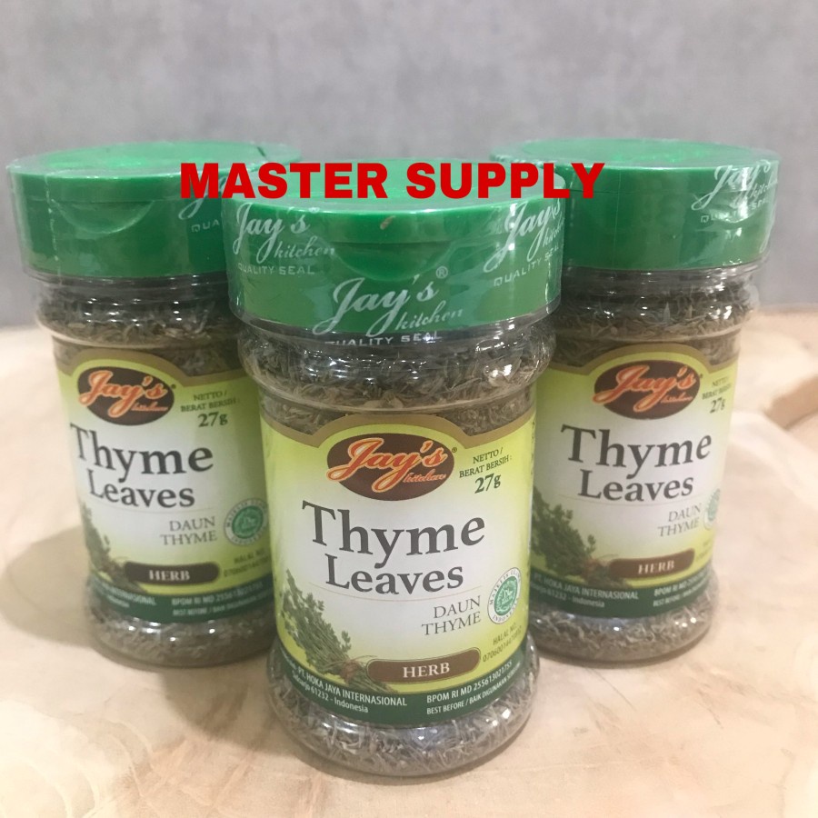 Jual JAYS THYME LEAVES 27 GR / DAUN THYME / DAUN TIMI / HALAL | Shopee Indonesia