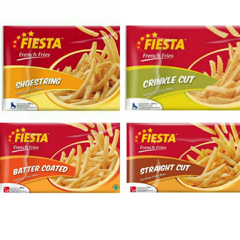 Jual Fiesta French Fries Kentang 500 gr | Shopee Indonesia