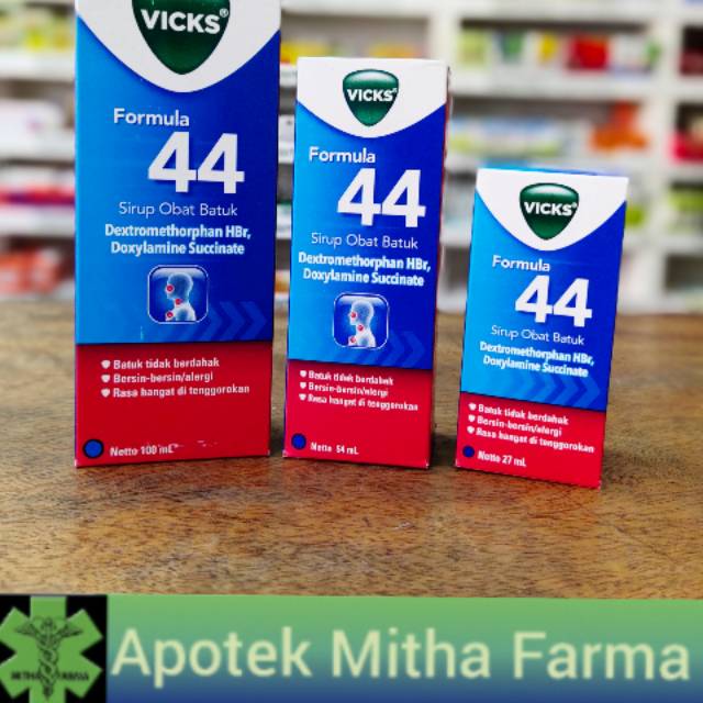 Jual VICKS FORMULA 44 OBAT BATUK PILEK | Shopee Indonesia