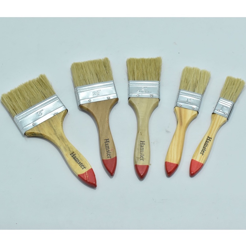 Jual KUAS MERK HAMSTER / KUAS CAT MURAH / ALAT CAT TEMBOK / KUAS BULU ...