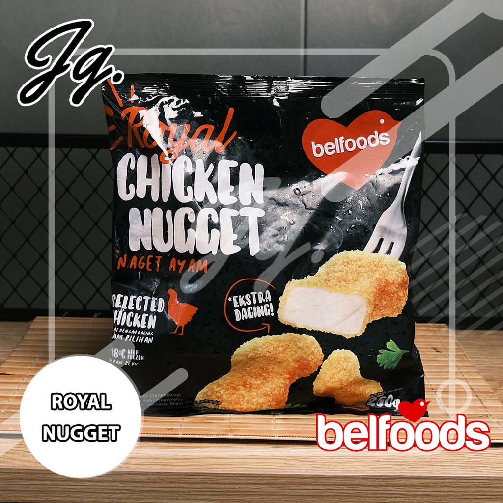 Jual Belfoods Royal Chicken Nugget S 250 gr | Nugget Beku | Belfoods ...