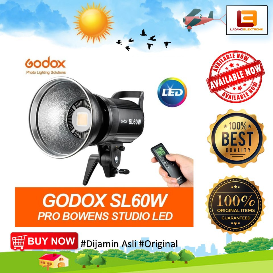 Jual Godox SL-60W LED Video Light (Daylight-Balanced) | Shopee Indonesia