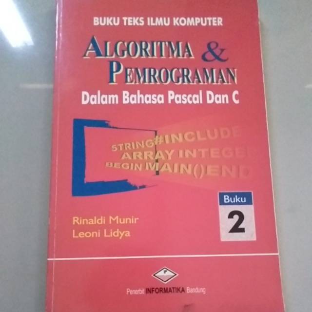 Jual Buku Algoritma Dan Pemrograman Dalam Bahasa | Shopee Indonesia