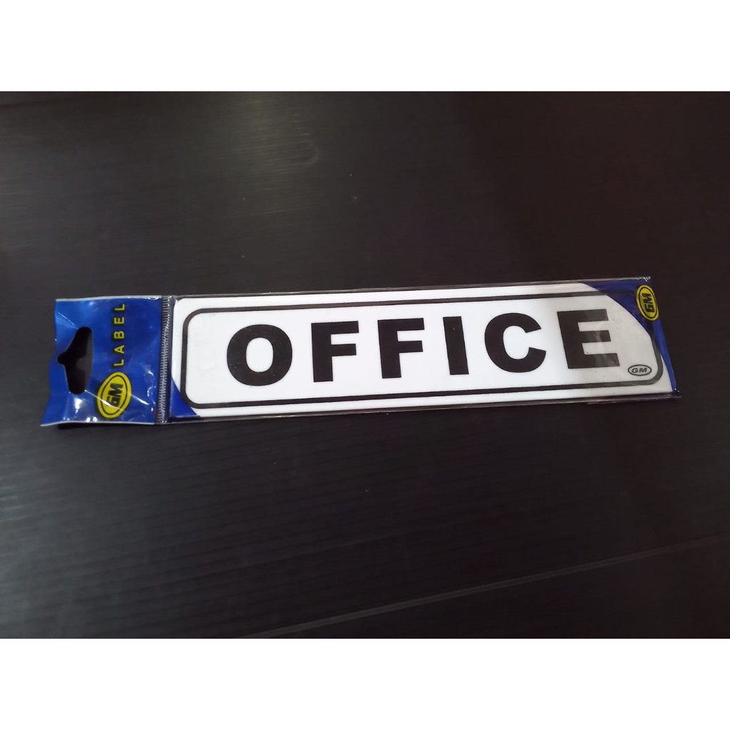 Jual Label GM Office/Label Office 20x5 cm | Shopee Indonesia