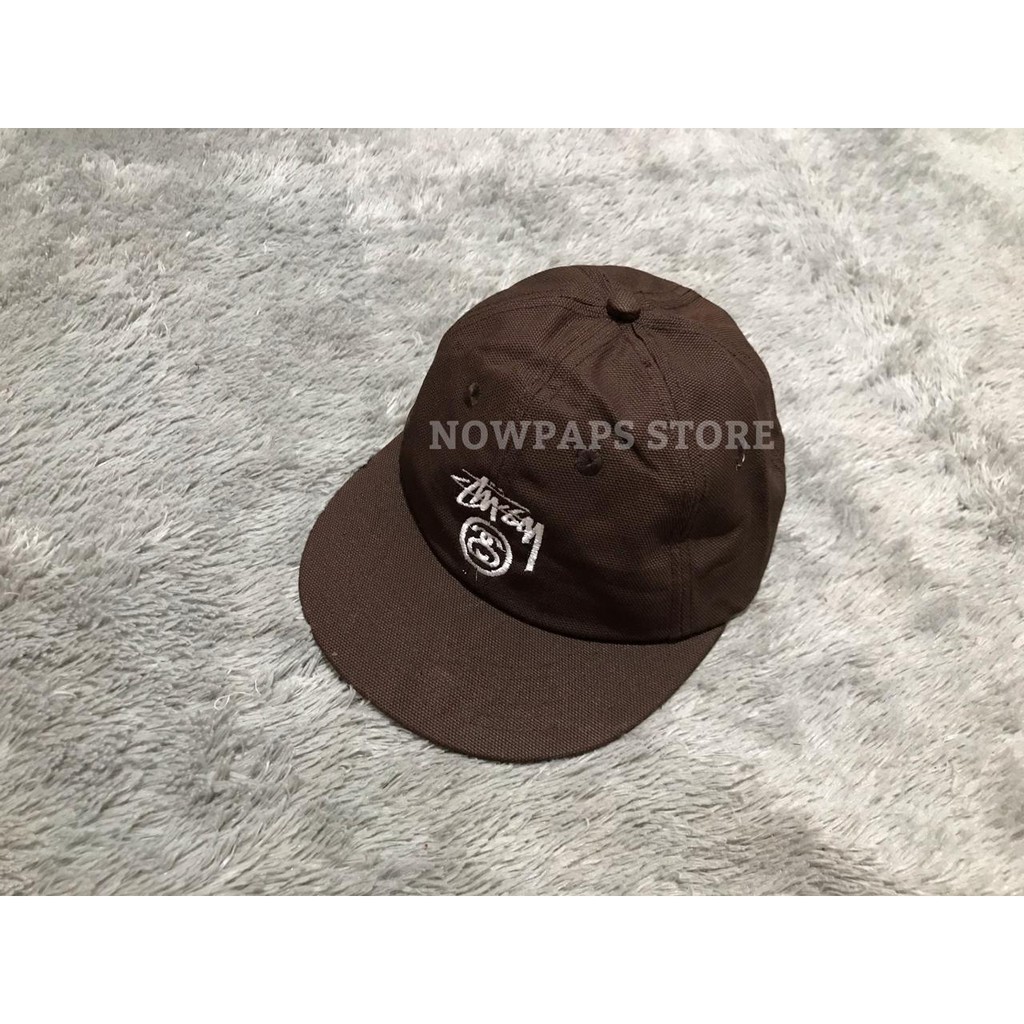 Jual topi cap Snapback Stussy coklat SS Logo Premium Quality.topi ...