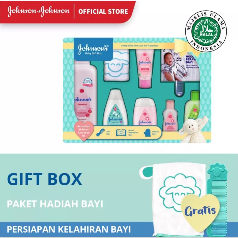 Jual JOHNSON’S® Johnson Starter Kit / Shower / Baby Gift Box PAKET KADO ...