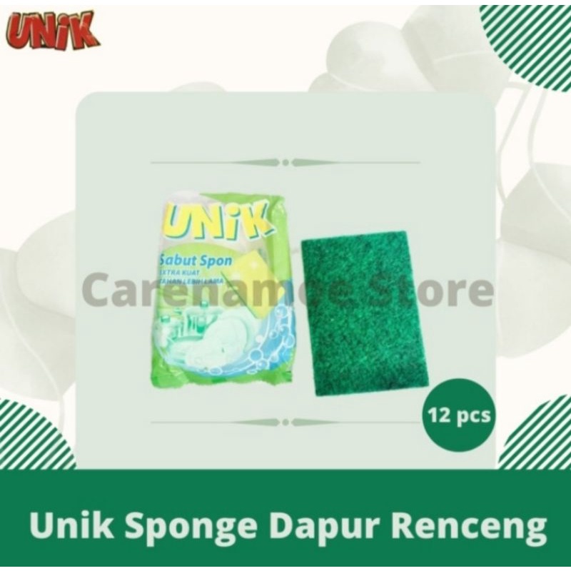 Jual Unik Sponge Dapur Renceng (isi 12 pcs) | Shopee Indonesia