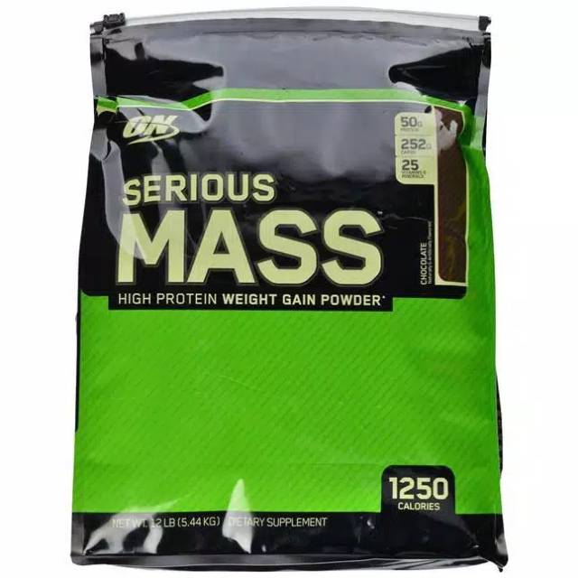 Jual Serious Mass 12 lbs ON SeriousMass Gainer Optimum Nutrition 12lbs ...
