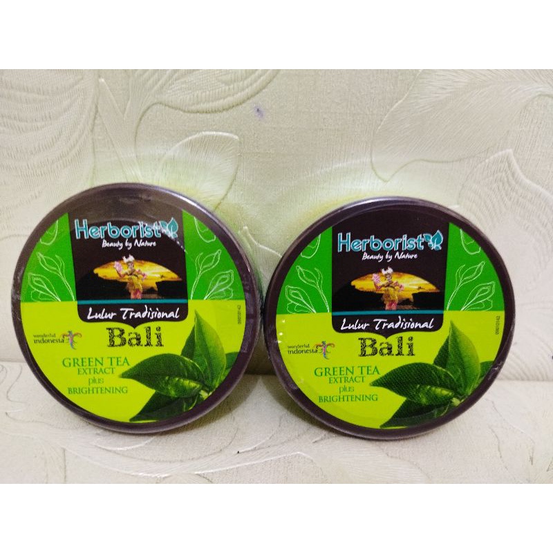 Jual HERBORIST LULUR TRADISIONAL BALI GREEN TEA 100 GRAM / LULUR ...