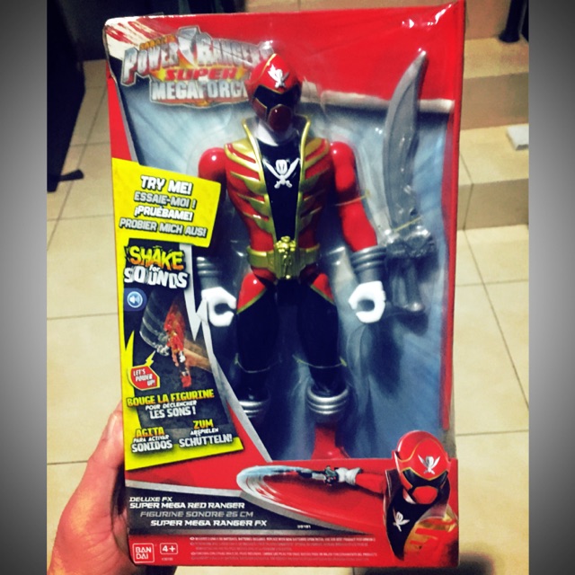 Jual ORIGINAL Bandai Power Rangers Super MegaForce - “Super Mega Red ...