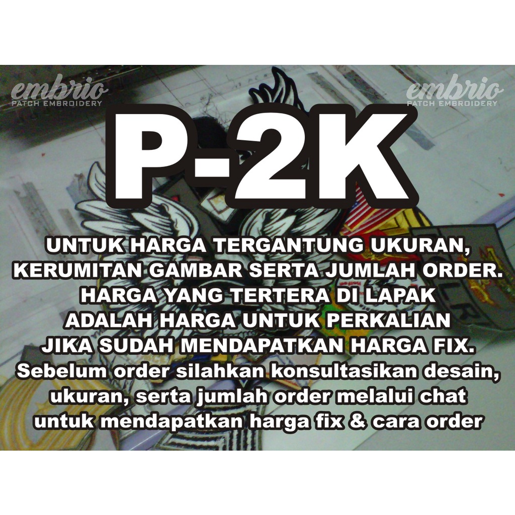 Jual Bordir Jogja Custom Patch Jogja Patches Custom Bordir Satuan Jogja ...