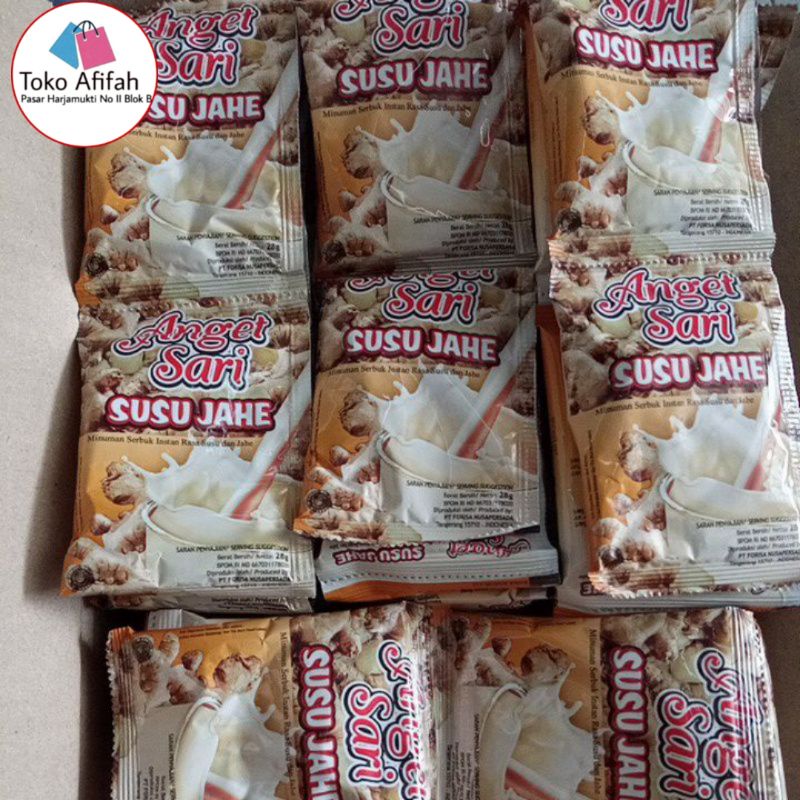 Jual Susu Jahe Anget Sari Sachet 28 gr - 1 Renceng (10 Sachet) | Shopee ...