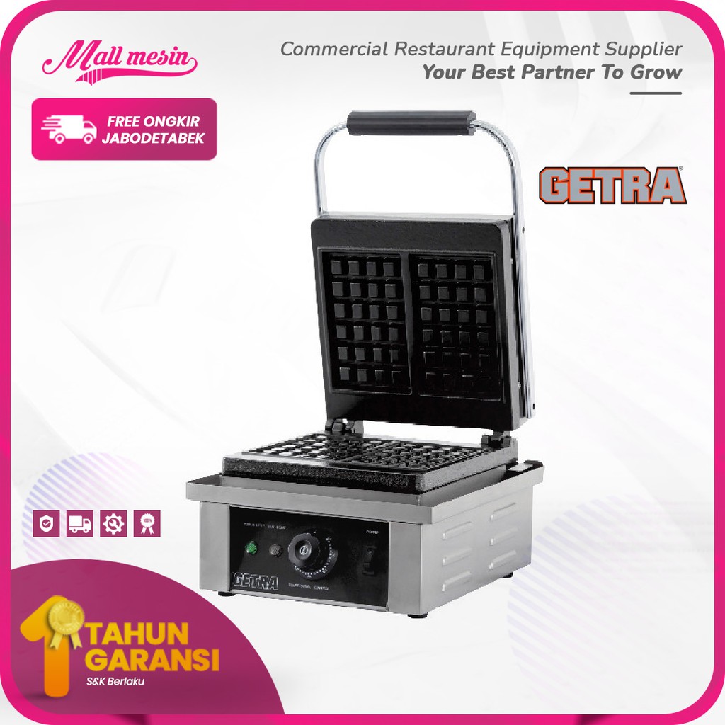 Jual Mesin Pembuat Waffle Elektrik Low Pressure GETRA WB-22 | Shopee ...