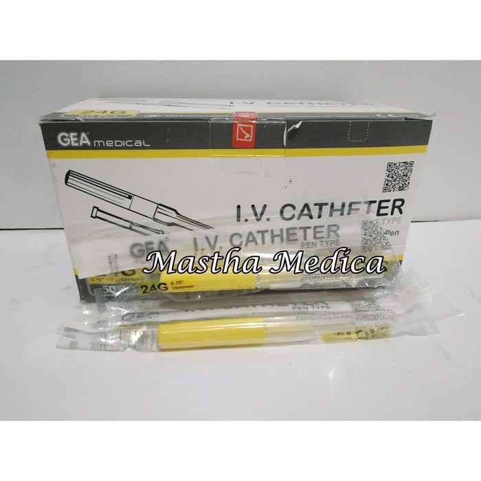 Jual jarum Infus Gea IV Catheter Inflo Abbocath Gea Box - 14G | Shopee ...