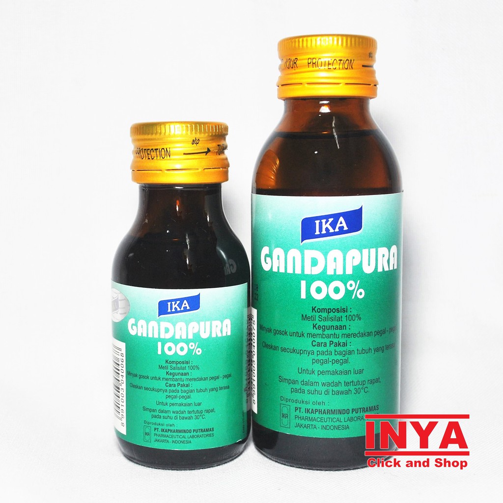 Jual GANDAPURA IKA 100% WINTERGREEN OIL - Minyak Gosok - Liniment Oil ...