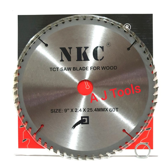Jual MATA GERGAJI KAYU NKC / CIRCULAR SAW 9" inch x 60T merk NKC ...